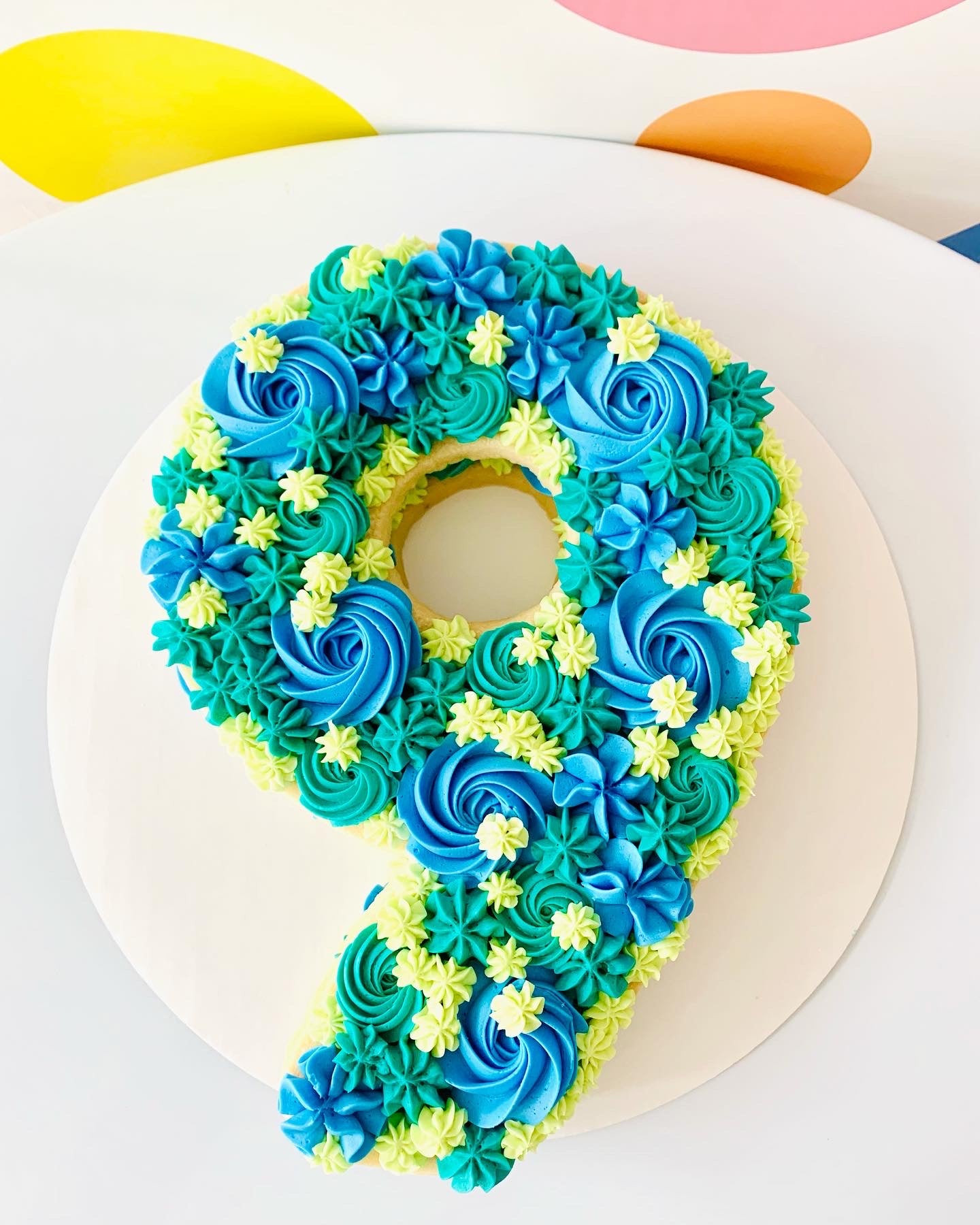 Single Digit “Number” Shortbread Cookie Cakes | Primas Bakery + Boutique