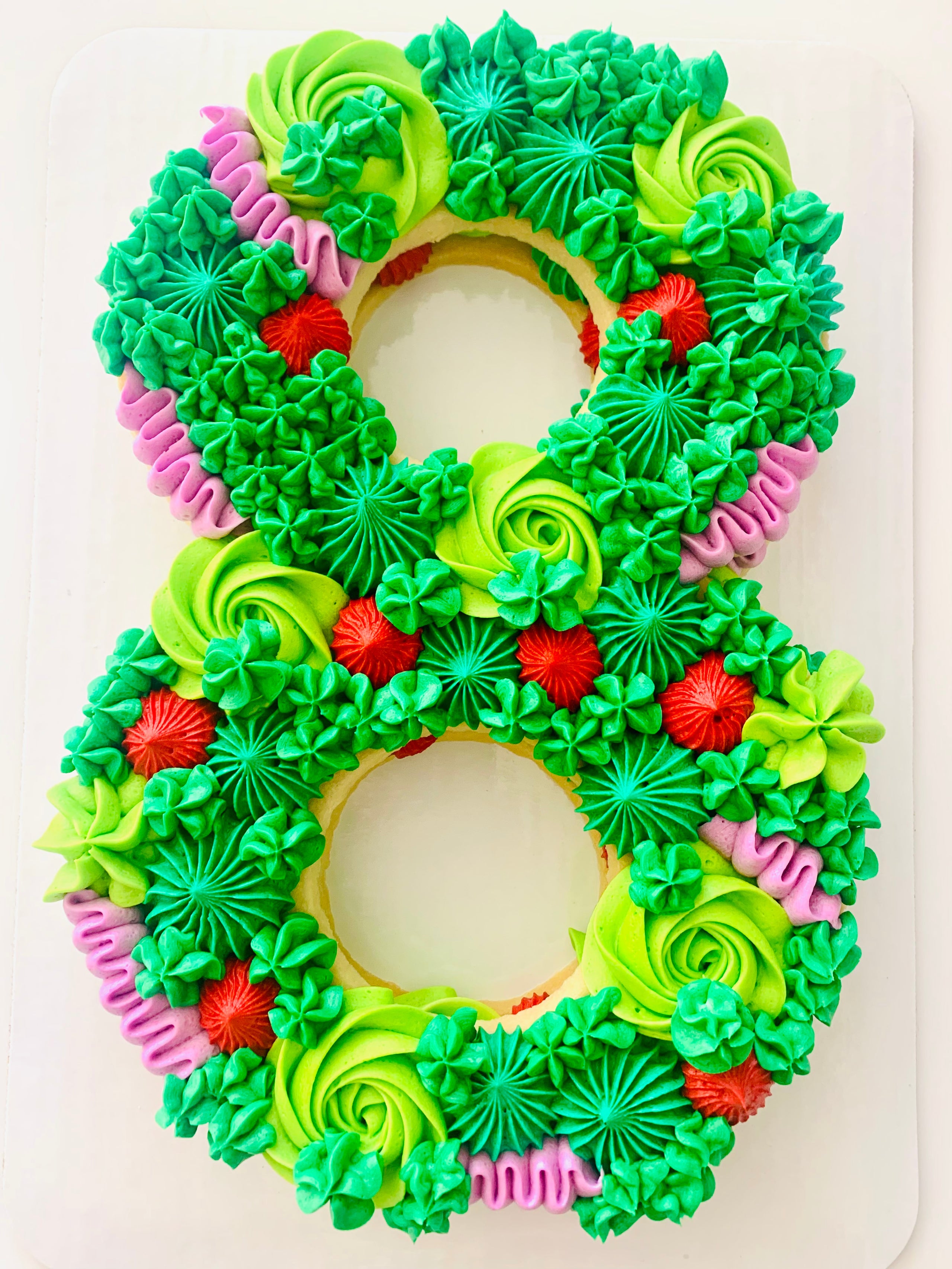 Single Digit “Number” Shortbread Cookie Cakes | Primas Bakery + Boutique